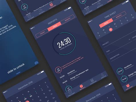 Time Logging App By Sujith On Dribbble Time Logging App By Sujith On Dribbble