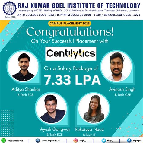 Getyourselfplaced Engineering Btech Cse Computerscience It Rkgit