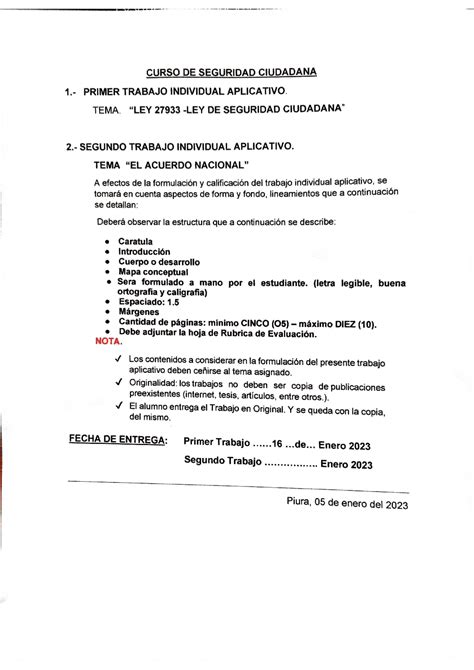 Tipos De Documento De La Policia Nacional Del Peru Apuntes De