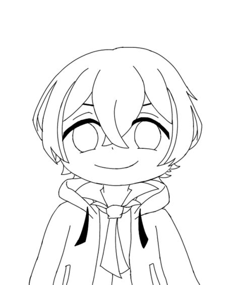 ゆあんくんの線画ゆるキャラ Ibispaint