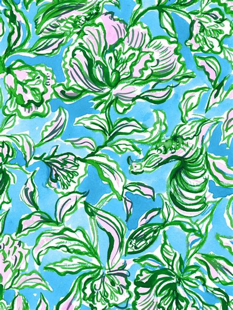 Lilly Pulitzer Cumulus Blue Chick Magnet 2023 Lilly Prints Lilly