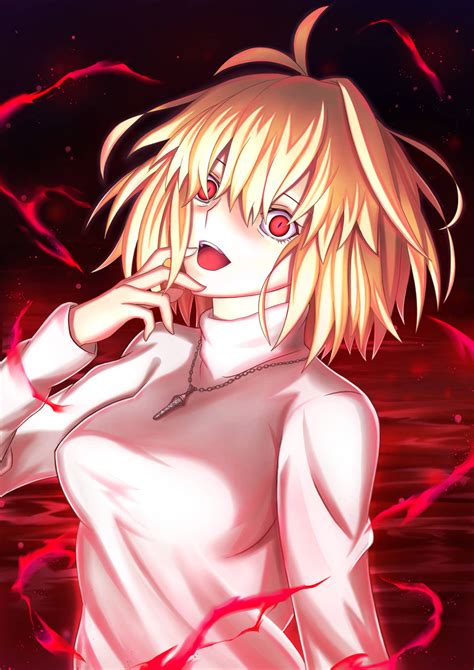 Arcueid Brunestud And Red Arcueid Tsukihime And 1 More Drawn By