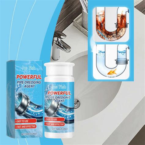 Drain Cleaner Clearance Powerful Pipe Unblocking Agent Sink Drains