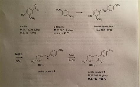 Solved Ch3 Ho Ch3 Och3 Óch3 Vanillin Mw 15215 Gmol Mp