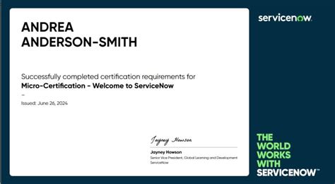 Andrea Anderson Smith On Linkedin Servicenow Microcertification