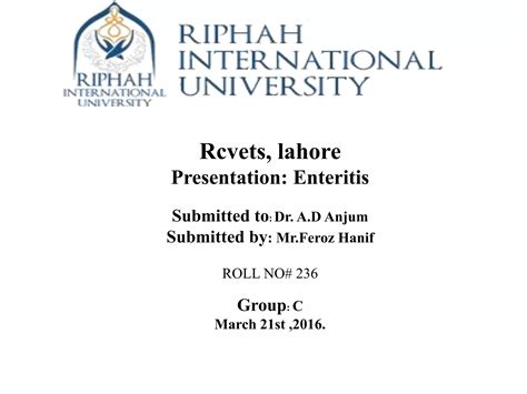 Enteritis Pptx