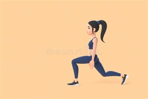 Squats Cartoon Stock Illustrations 578 Squats Cartoon Stock