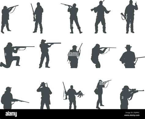 Silhouettes Hunter Silhouette De Chasse Silhouette De Chasse Aux