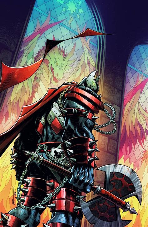 Textless Coverart Of Comics Spawn Comic Art Comics Artist