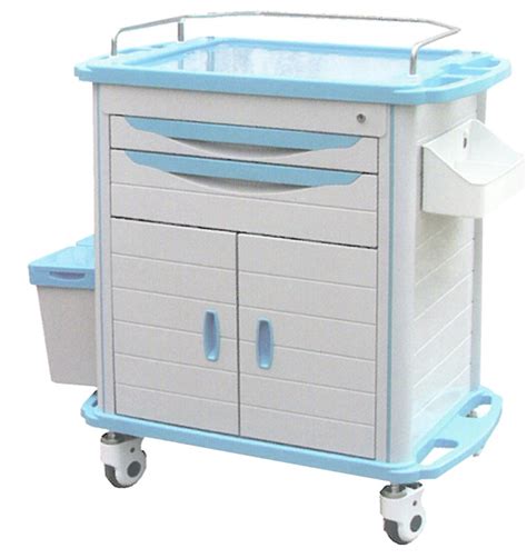 Abs送药车hj 0163 长沙护理床医用病床多功能护理床家庭护理床医用推车医用柜医用配套设施厂家直销 长沙华健医疗