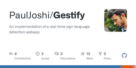 Gestify Steps Ipynb At Main PaulJoshi Gestify GitHub