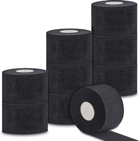 1000 Pieces 10 Rolls Disposable Black Barber Neck Strips Neck Strips
