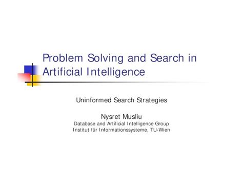 pdf problem solving and search in artificial intelligence dokumen tips