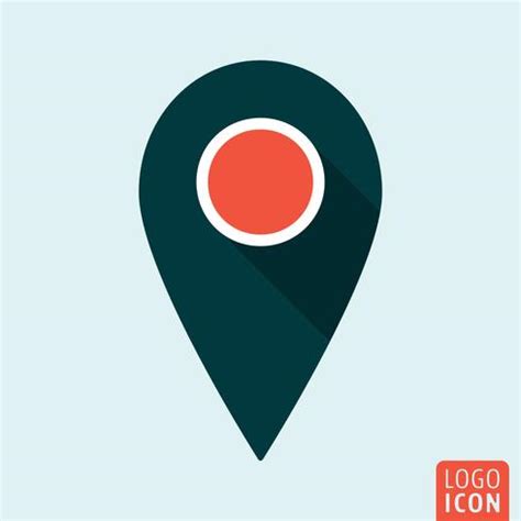 Map Pointer Icon Isolated Vector Art At Vecteezy