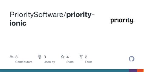 GitHub PrioritySoftware Priority Ionic