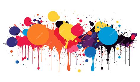 격리 된 흰색 배경에 다채로운 밝아진 프리미엄 Ai 생성 벡터