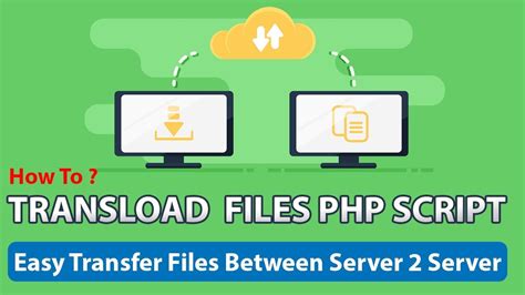 how to transfer file from server to server in php with example youtube