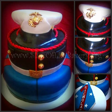 13 Layered Marine Corps Birthday Cakes Photo Marine Corps Cake
