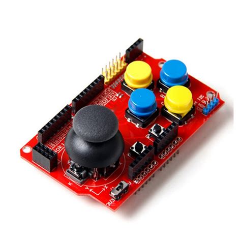 joystick shield module robotics control for arduino analog keyboard and mouse function