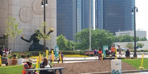 City To Invest 800000 To Make Spirit Plaza A Permanent Park Crains