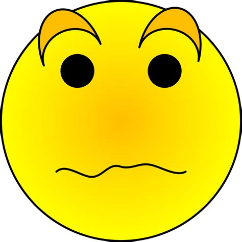 Concerned Smiley Face Clipart Best