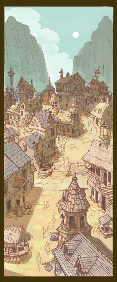 Boomtown Street Scene By Scratchmark On Deviantart