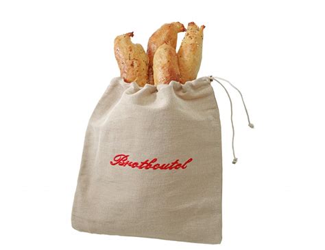Brotbeutel Aus Bioleinen Mit Individueller Bestickung Kerler GmbH