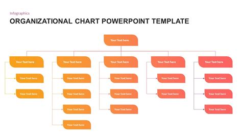 Free Google Slides Creative Organizational Chart Template PowerPoint
