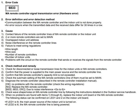 57 Mitsubishi Ac Error Codes Troubleshooting Full List Arlington