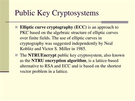Ppt Public Key Cryptosystem Introduced In 1976 By Diffie And Hellman