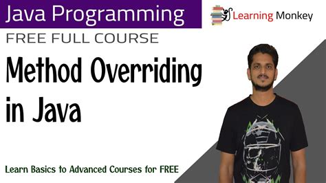 Method Overriding In Java Lesson 42 Java Programming Learning