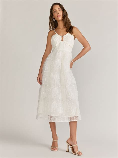 Sleeveless Leaf Sequin Mesh Dress Just Me New York And Company