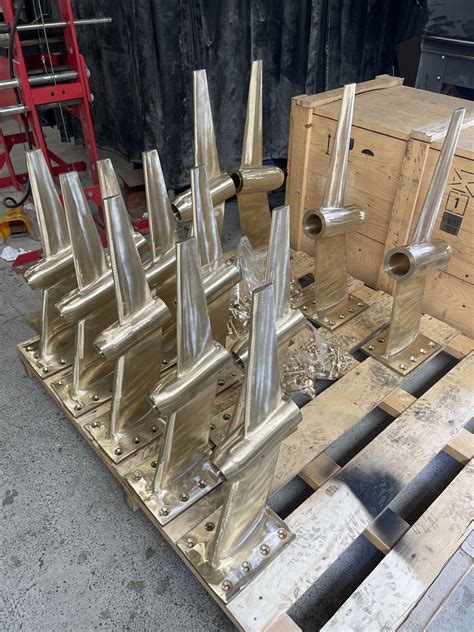 Michigan Marine Propulsion On Linkedin Selection Of P Brackets In Production For Our Customers