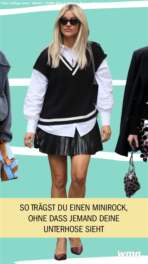So trägst du einen Minirock ohne dass jemand deine Unterhose sieht