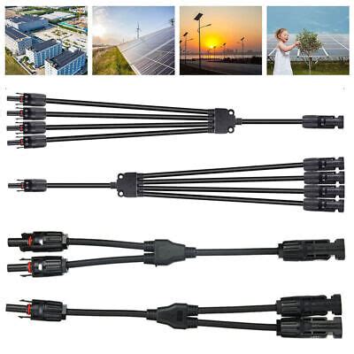 Y Branch Solar Panel Cable Wire Connector MMF FFM Set Wire T Splitter Waterproof EBay