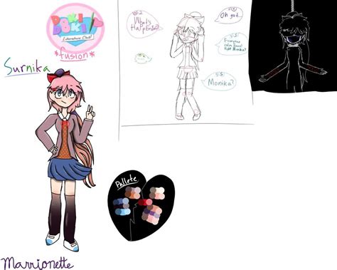 Ddlc Fusion 💙💖💜💚 Doki Doki Literature Club Amino
