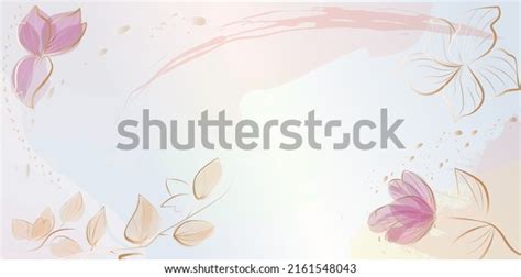 황금색 장식용 꽃과 가지가 있는 배경 스톡 벡터로열티 프리 2161548043 Shutterstock