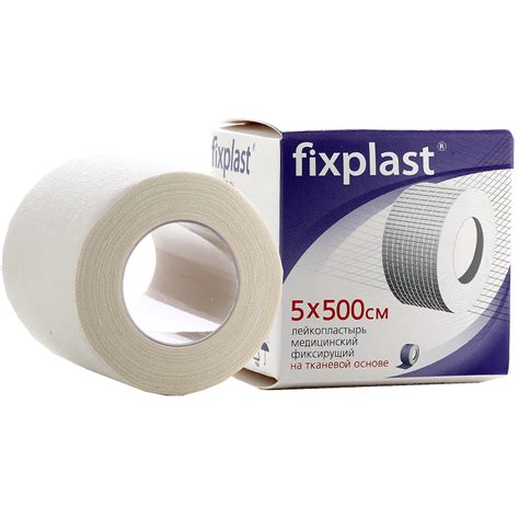 Лейкопластырь Fixplast мед.фиксир.тканевая основа 5*500 см - купить в ...