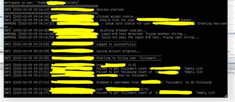 Could Not Find Followers For Grabbed Usernames From Issue