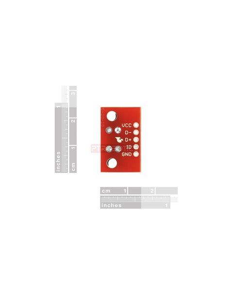 Usb Microb Plug Breakout Board Ficha Usb Ptr002150