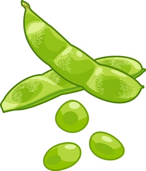 ぷくんとふくらんだエダマメのイラスト コピペできる無料イラスト素材展