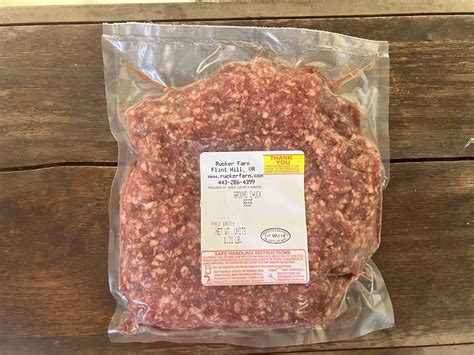 Ground Beef Rucker Farm