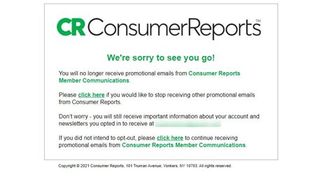 Ux Win Consumer Reports Unsubscribe From Mailing List Lireo Designs