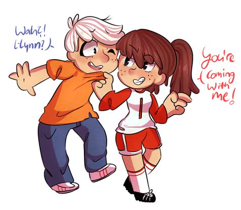 After Practice Fun With Lynn And Lincoln By Codyhobgood27 On Deviantart