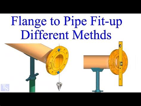 Pipe To Flange Fit Up Three Different Methods YouTube