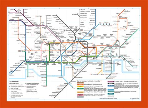 Subway Map Of London City Maps Of London Maps Of United Kingdom