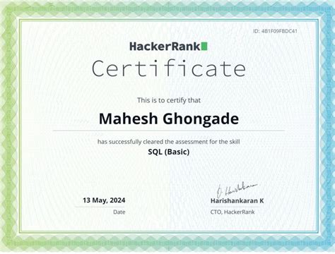 Mahesh Ghongade On Linkedin Im Happy To Share That Ive Obtained A