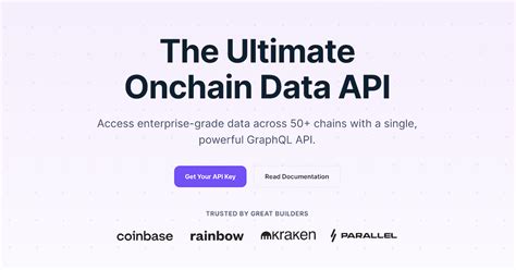 Access Enterprise Grade Data Across 50 Chains With A Single Powerful