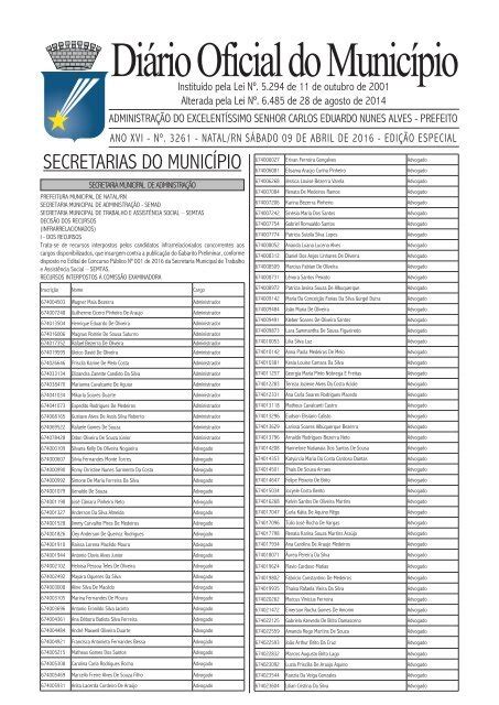 Diário Oficial do Município