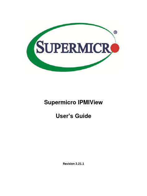 Supermicroipmiviewuserguide Download Free Pdf Computer Terminal